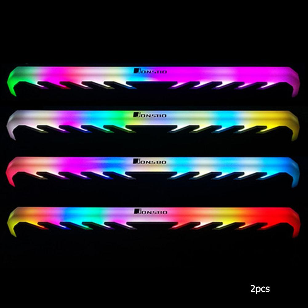 Cheap 2pcs RGB RAM Heatsink Desktop PC DDR DDR3 DDR4 Memory Heat ...