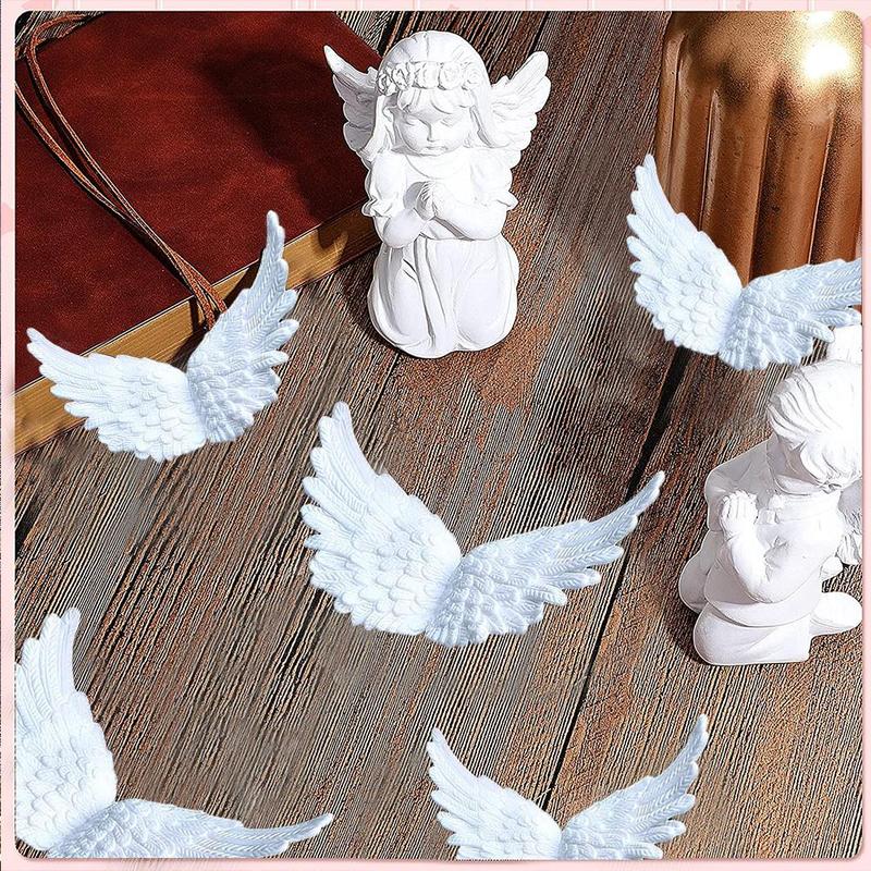 Buy Cake Decoration Plastic Beautiful Angel Wing DIY Christmas Gift ...
