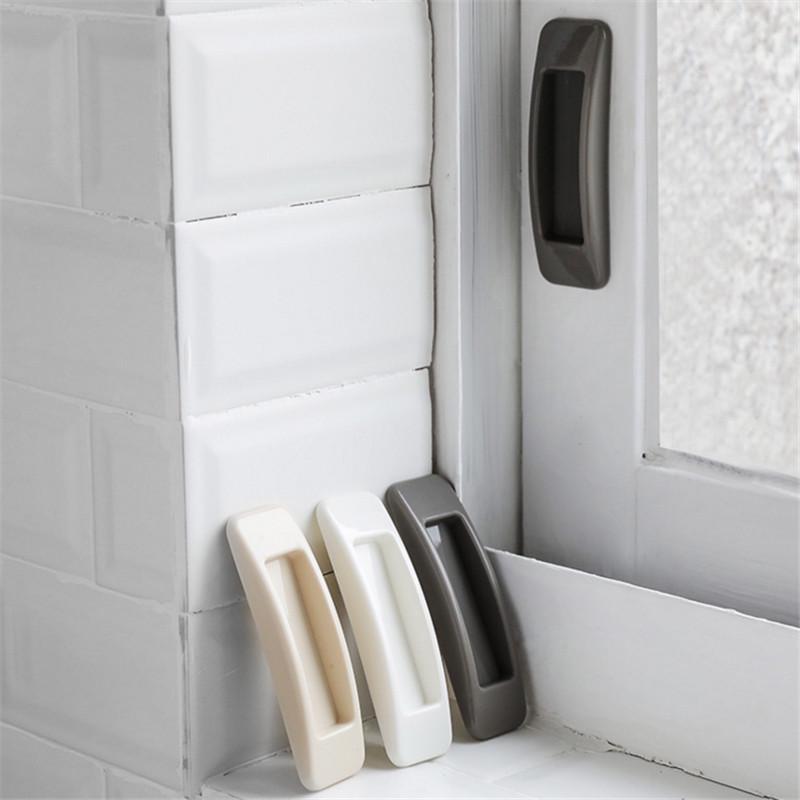 Buy Fashion Household 2pcs Rectangular Adhesive Door Window Handle Home ...
