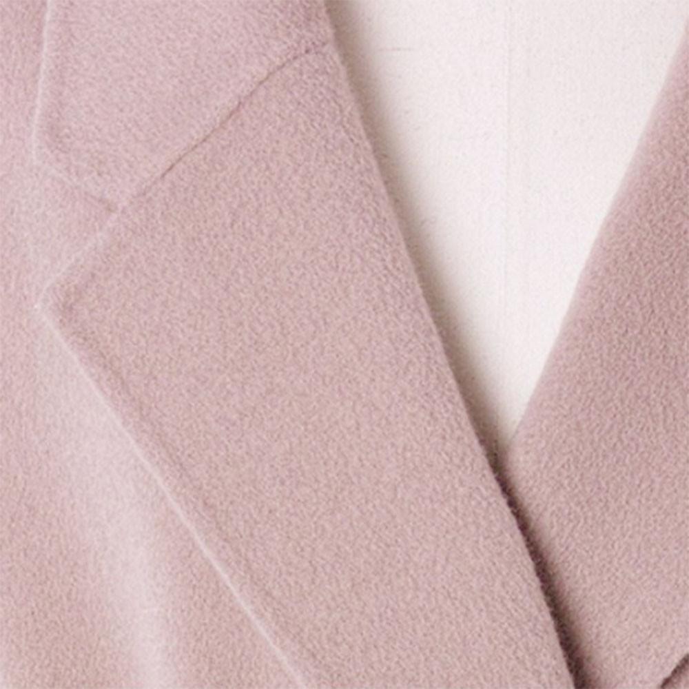 Buy Womens Winter Lapel Wool Coat Trench Jacket Loose Lace Overcoat ...