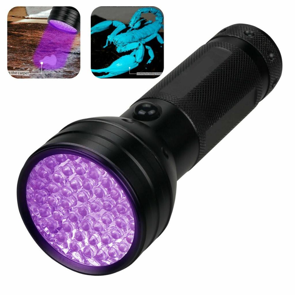 Buy PDTO Portable UV Ultra Violet LED Flashlight Purple Mini Blacklight ...