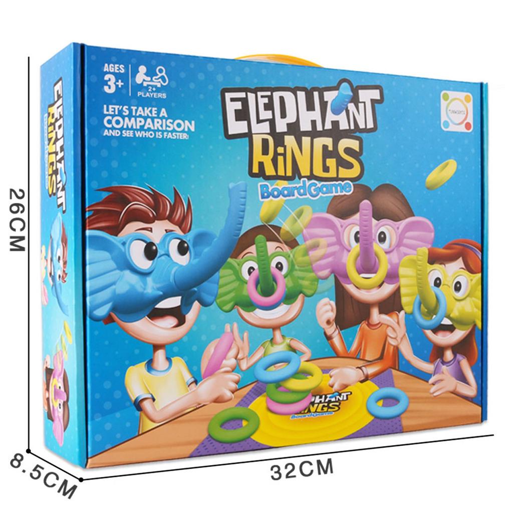 Satın alın (DSGT) Elephant Rings Board Game Intelligence Throw Circle ...