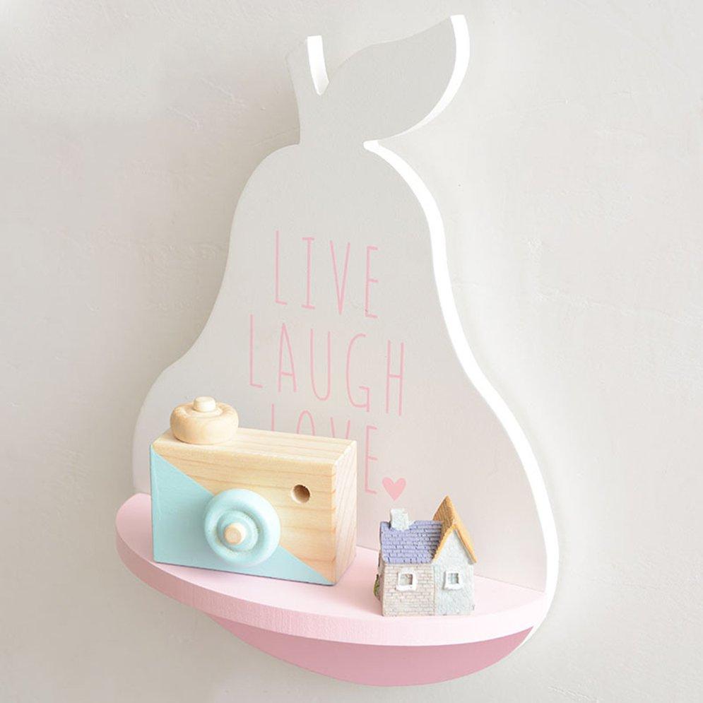 Buy SX Fruit Pear Shape Wall Shelf Multi - Lattice Wall Hanging ...