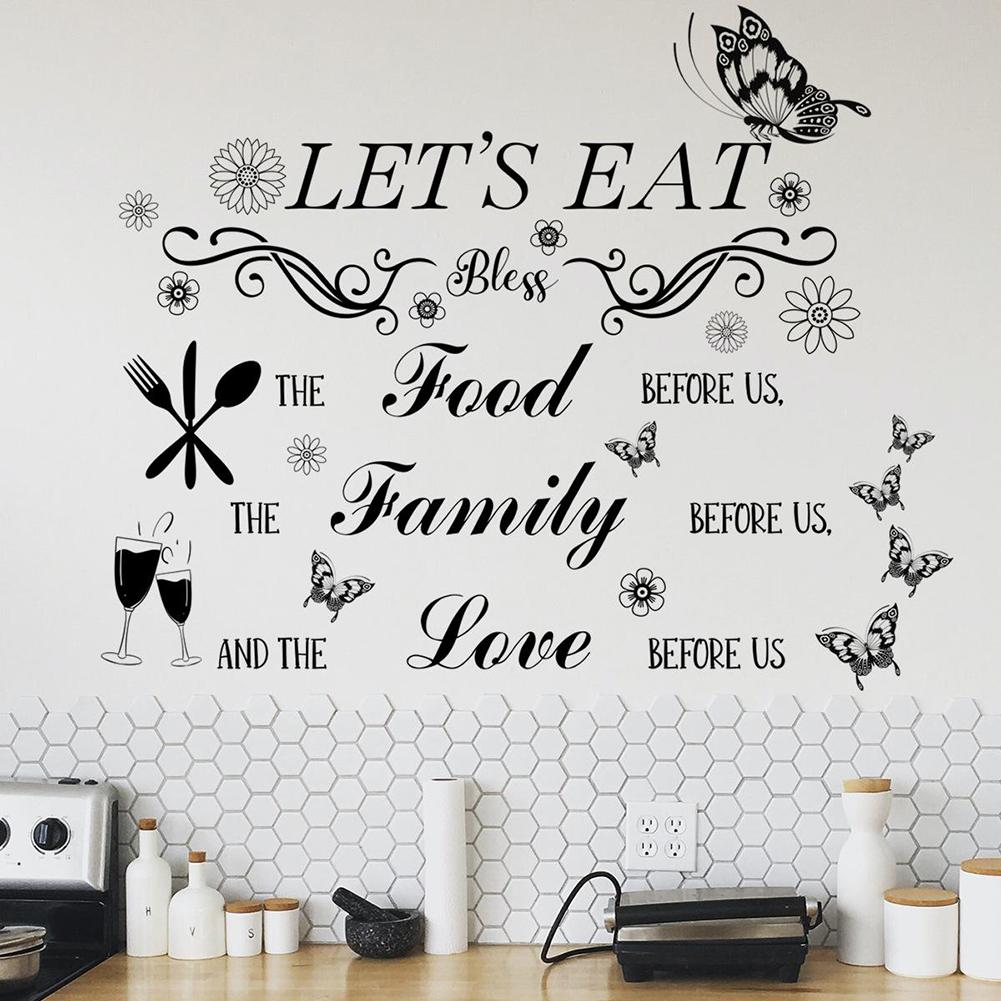 Buy Wall Art Decal Kitchen Stickers Decal Paper Decoration at ...