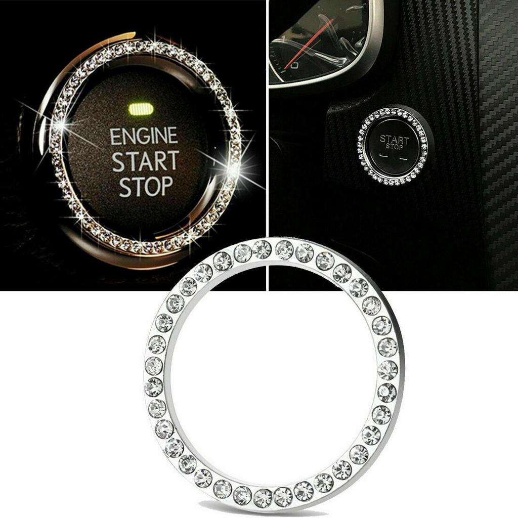 Buy Car Accessories Interior Products for Women Lady Diamond Crystal ...