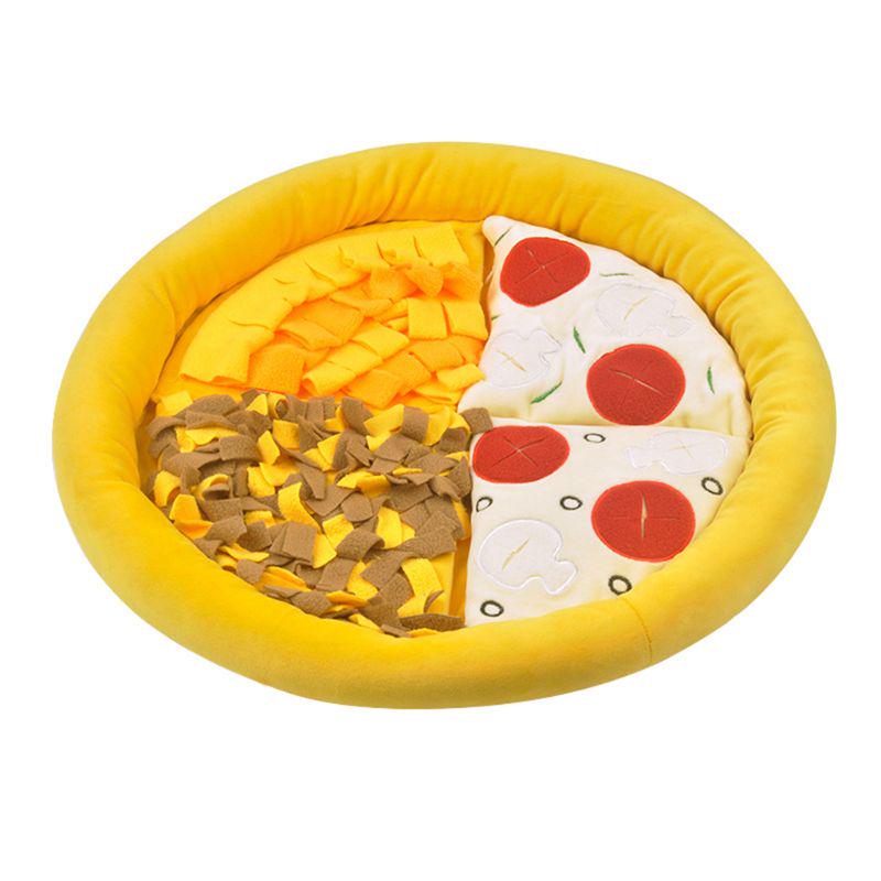 Buy New Dog Snuffle Mat Pizza Shape Sniffing Pad Training Slow Feeding ...