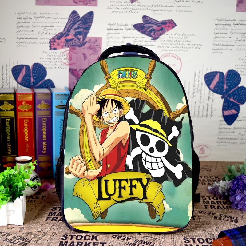 Buy Japanese Hot Anime One Piece Backpack Full Size Kids/Student Bags ...