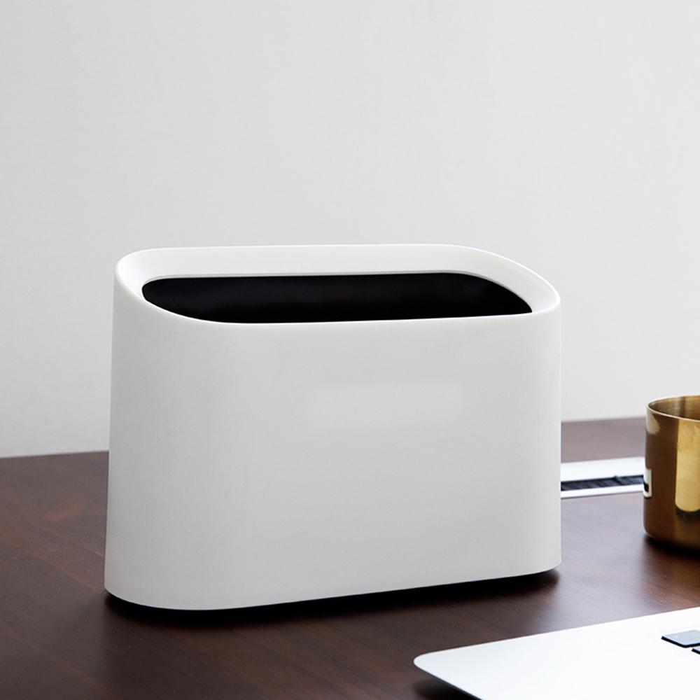 Buy Mini Dustbin, Desktop Trash Bin, Home Garbage Bin, Trash Can Swing ...