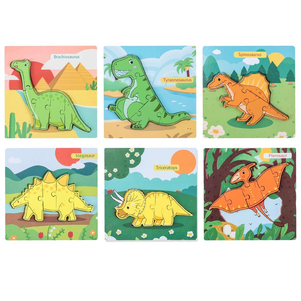 Wooden Jigsaw Educational 3D Cartoon Puzzles for Gifts uygun fiyatlı ...