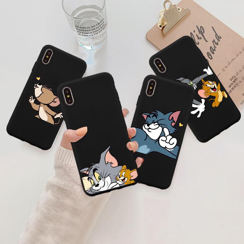 Classic Cartoon Tom Silicone Mobile Phone Case for Apple iPhone XR 7 ...
