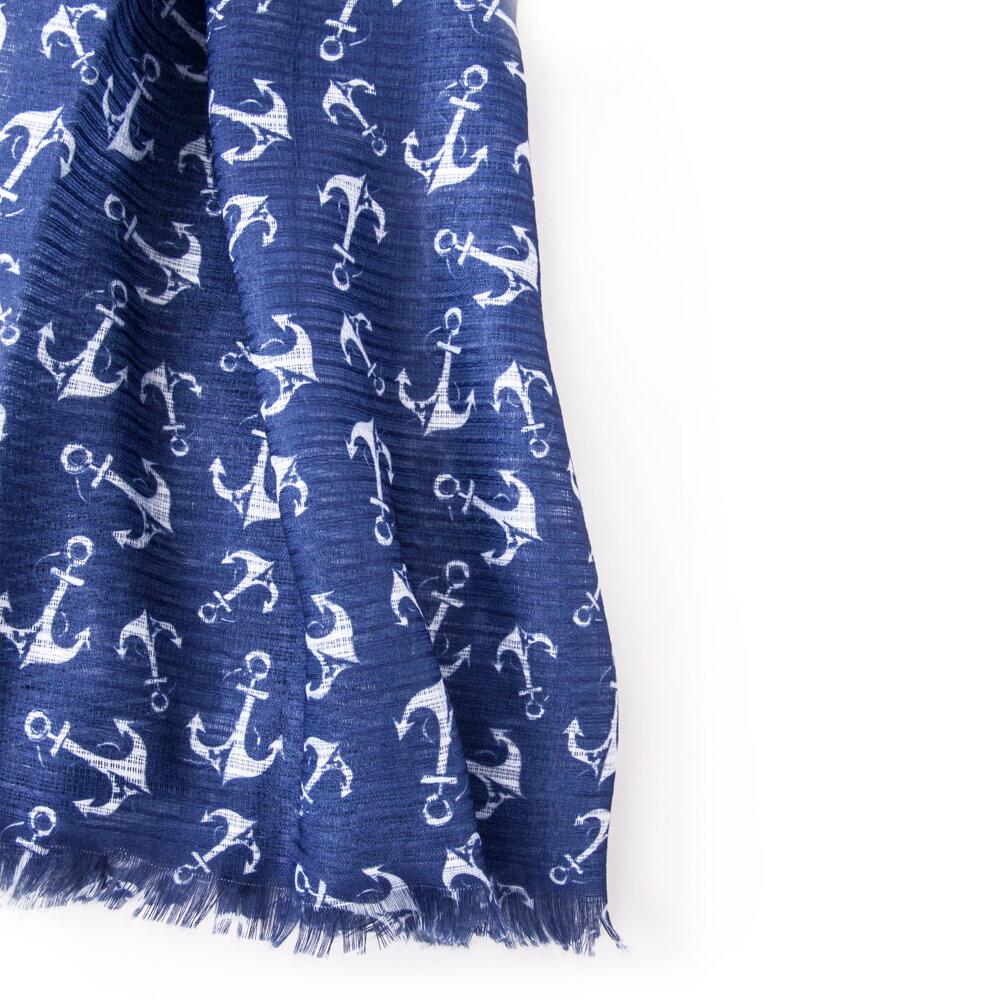 AnemosS Anchor Scarf, Cotton Fabric, Ethnic Pattern, Special Artist ...