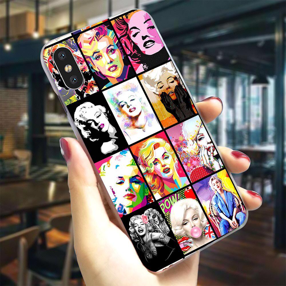 Buy Marilyn Monroe Phone Case For iPhone 11 Cover 6 6S Plus 7 8 Plus X ...