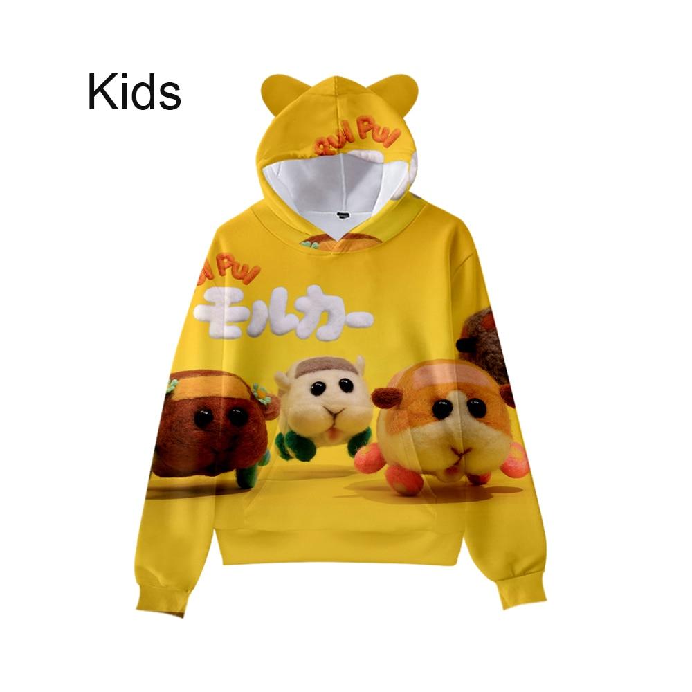 Cheap 3d Anime Pui Pui Molcar Cat Ears Hoodies Sweatshirts Fashion Cute ...