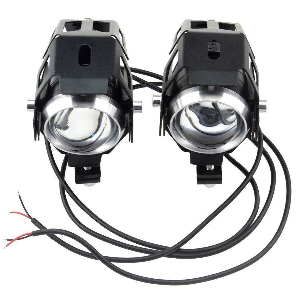 Buy 2PC LED Motorbike Driving Spot U5 3000LM 125W Upper Low Beam ...