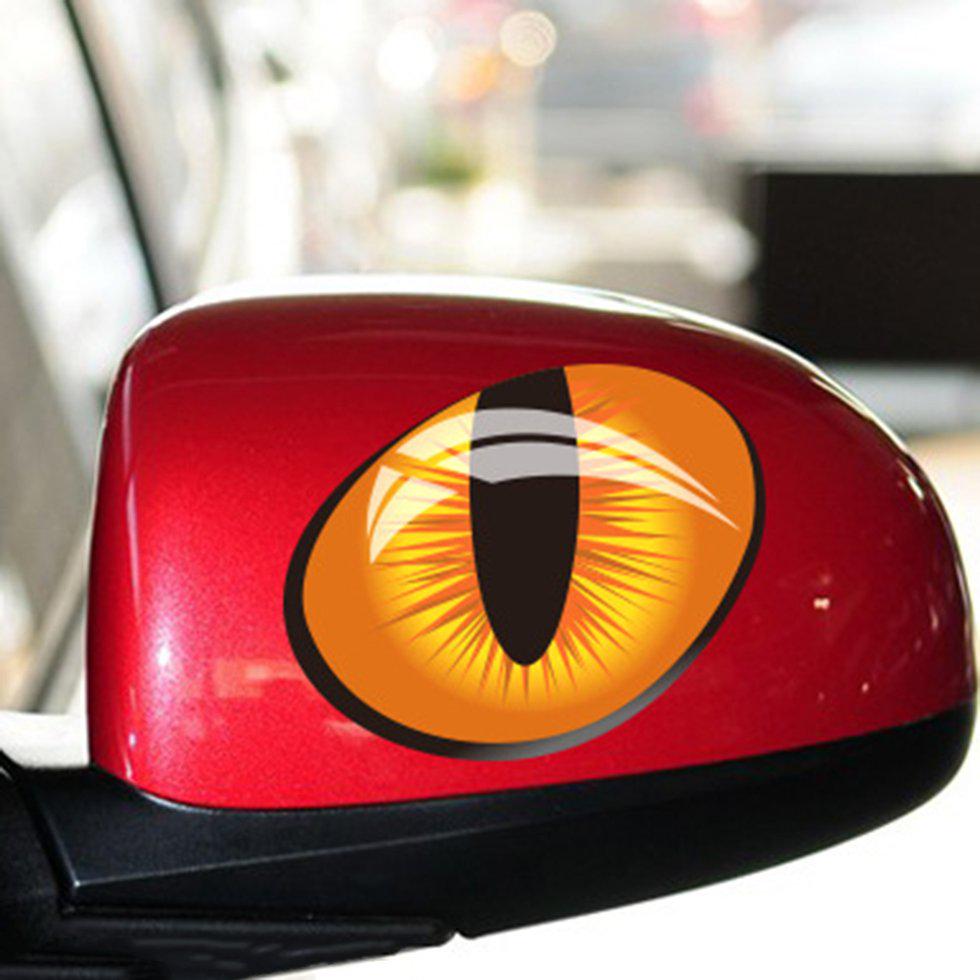 Buy PO Initial Cat Eyes Motorcycle Personality Reflective Stickers Cars ...