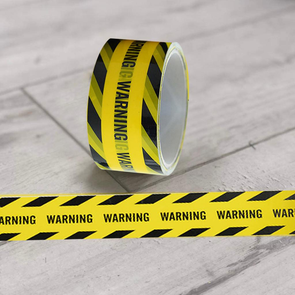 Buy Safety Isolation Tape Isolation Floor Sticker with Font 25 M X 48mm ...