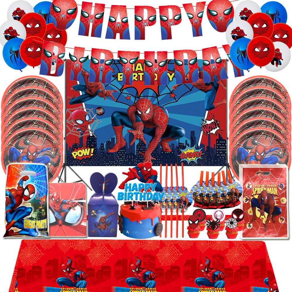 Buy Super Hero Theme Birthday Party Decorations Baby Shower Supplies ...