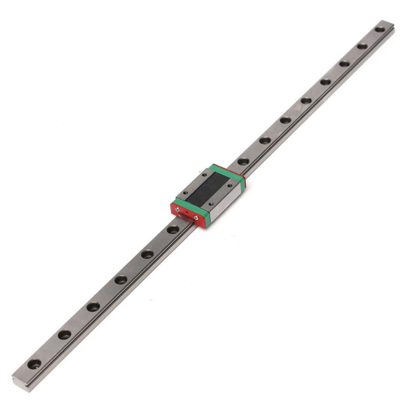 Buy 450mm Length MGN12 Miniature Linear Guide Rail Slide MGN12H Linear ...