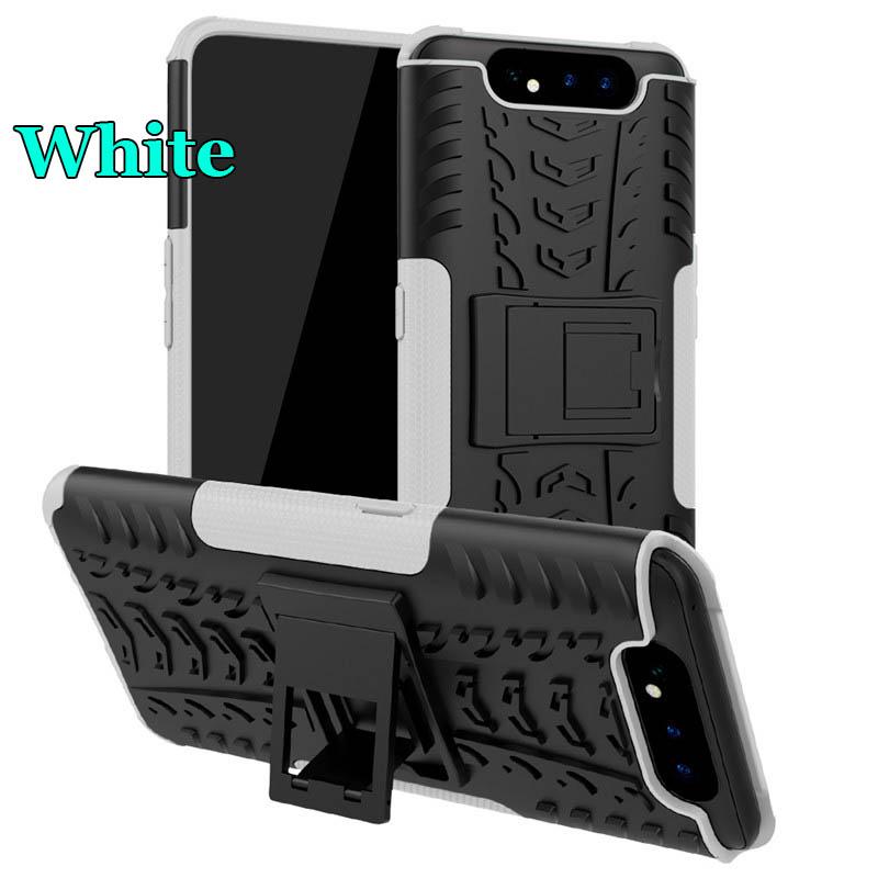 For Samsung Galaxy A80 / A90 6.7" Dazzle Shockproof Silicone Hard Back ...