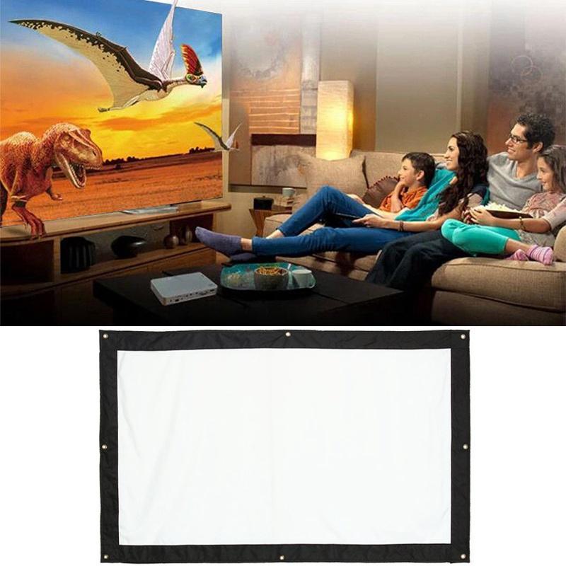 Buy Projector Screen Multimedia Home Cinema Theater Screen 60/84/100 ...