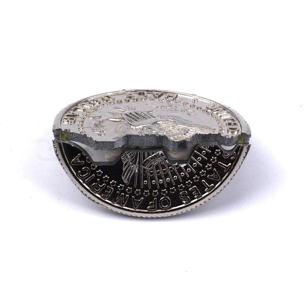 Cheap Gimmick Prop Coin Magic Tricks Illusion and Restored Folding Coin ...
