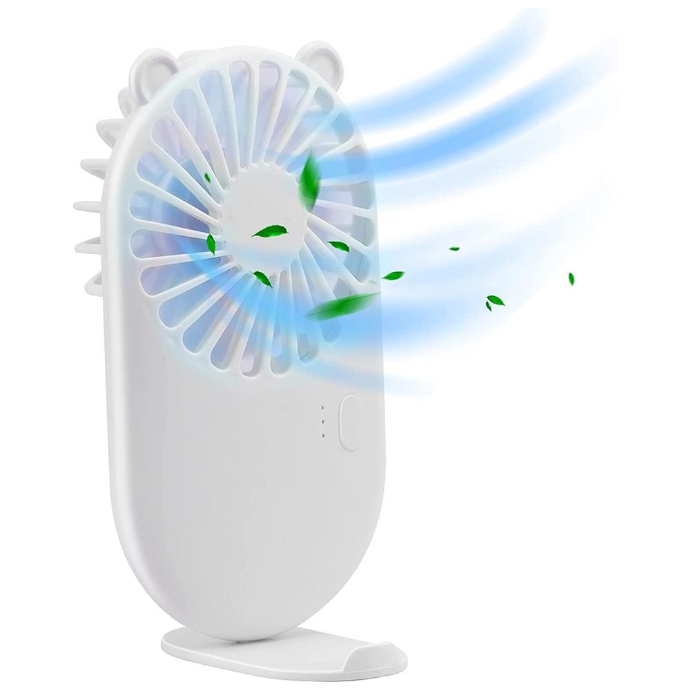 Buy Handheld Mini USB Fan, Portable USB Fan Rechargeable with Holder at ...