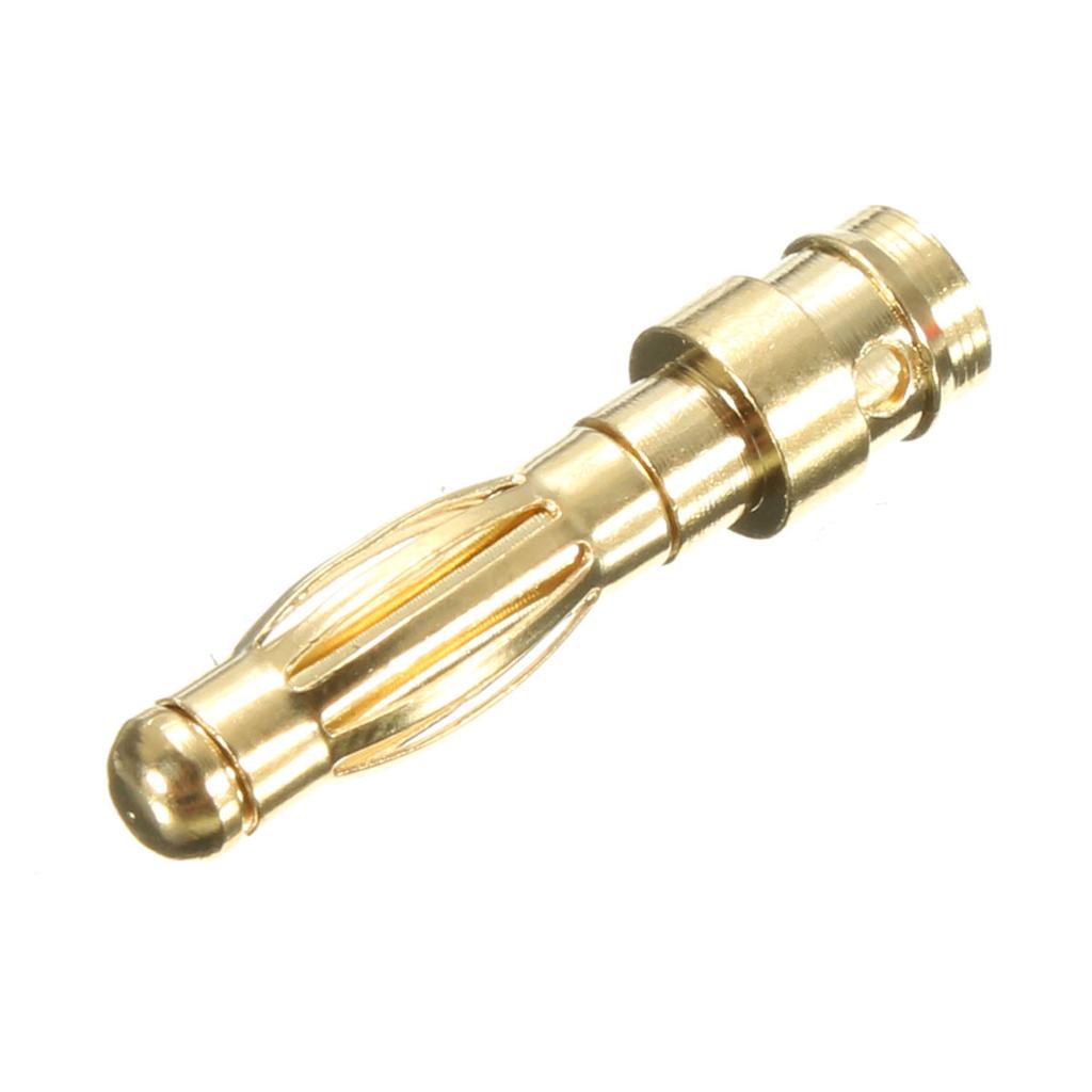 Buy 10 Sets HXT 4mm Bullet Banana Plugs with Red Housing for RC ...