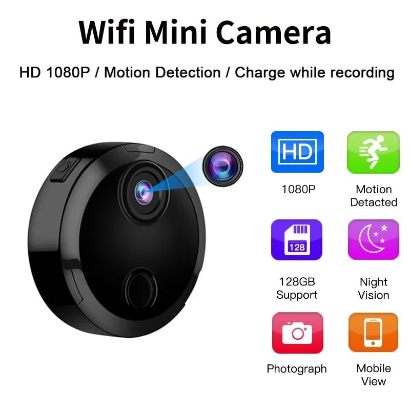 Mr.A Mini IP Camera HD 1080P Wireless Night Vision Smart Home Security ...