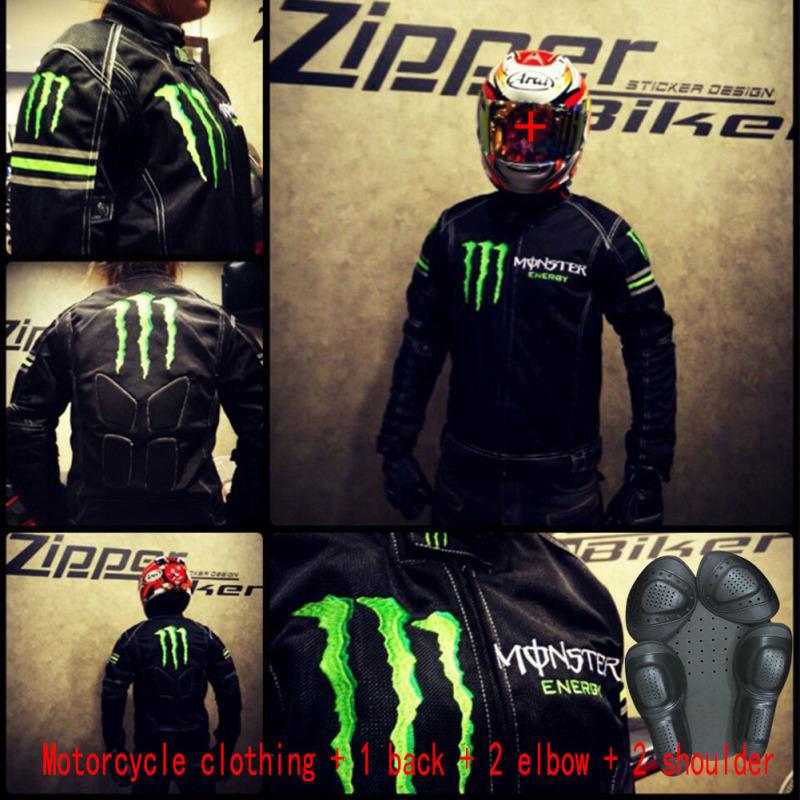 Unisex Cross-country Motorcycle Riding Wear Jacket Racing Anti-fall ...