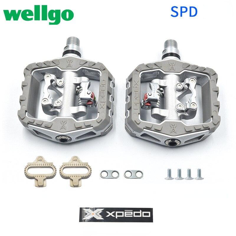 Buy Wellgo Xpedo XTF-2 Bicycle Pedals SPD 9/16 Al Alloy Body Cr-Mo ...