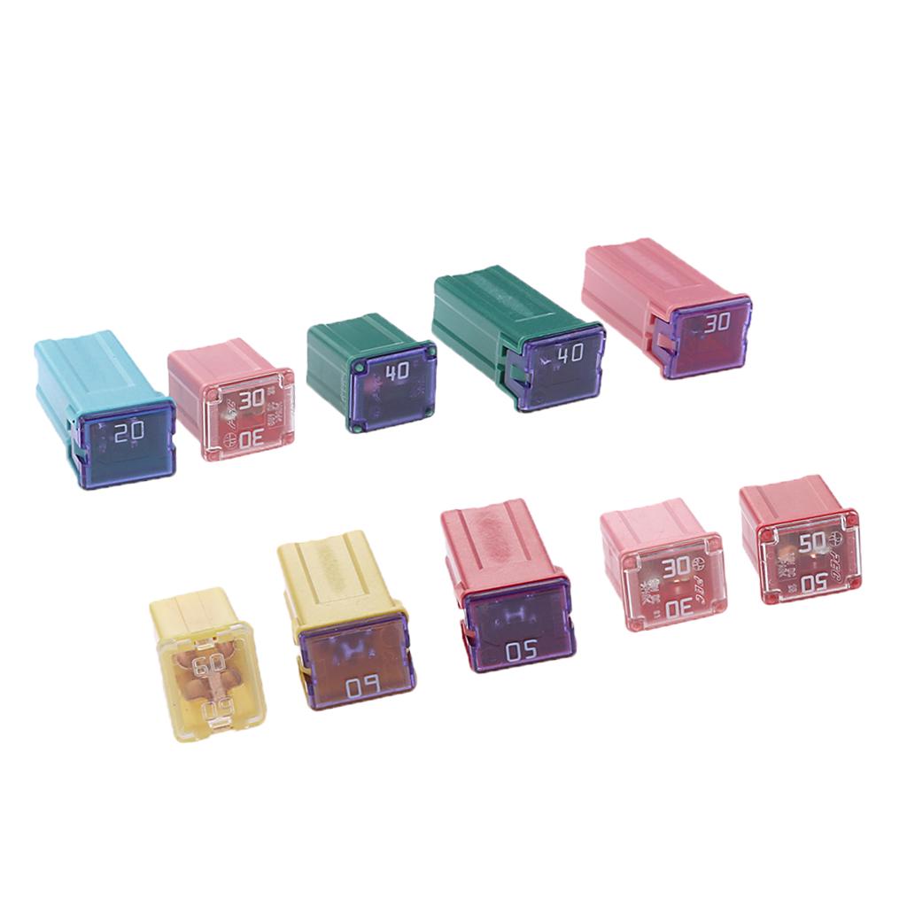 Buy 10Pcs Car Upfitters Automotive Square Shaped Assortment Fuse Kit ...