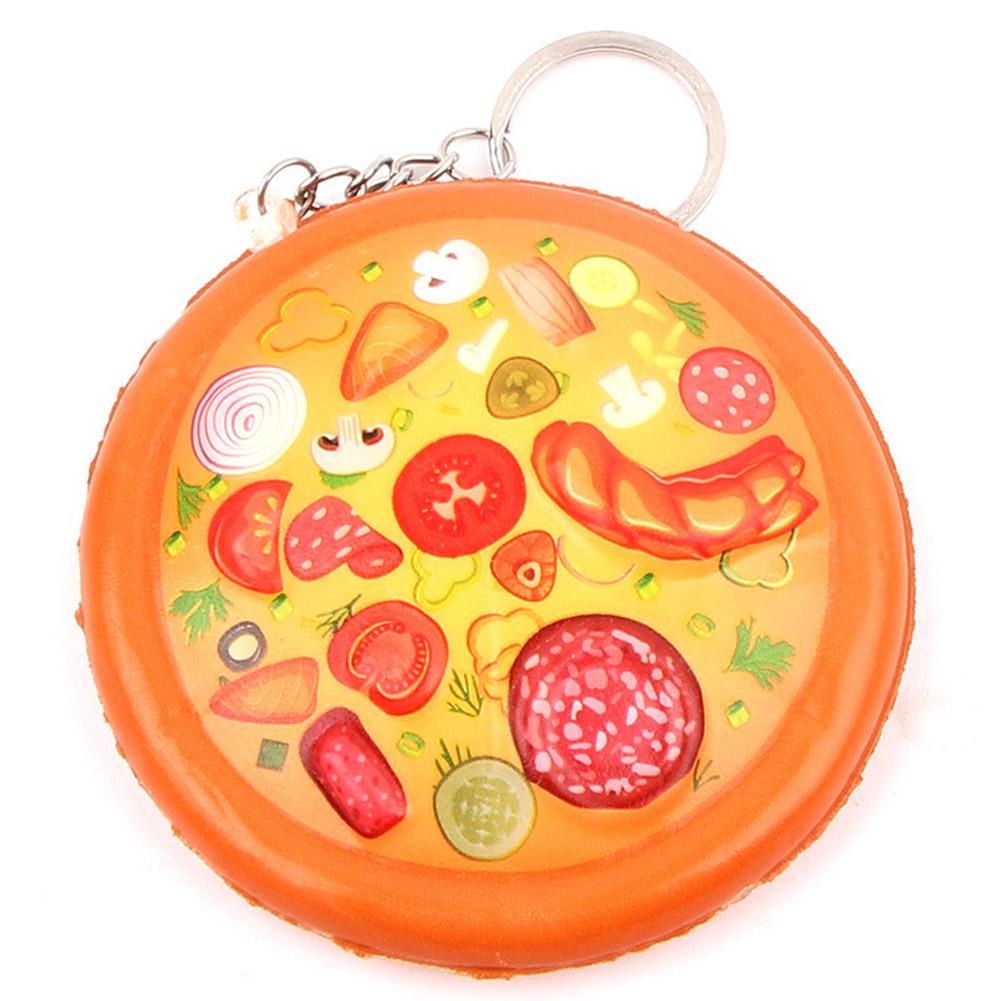 Buy Slow Rebound PU Pizza Key Ring Pendant Simulation Food Toy Dessert ...