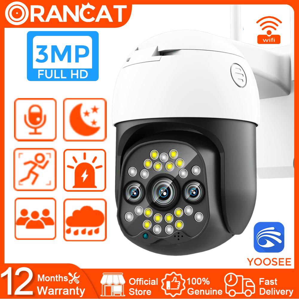 ORANCAT YOOSEE HD 3MP 5GWiFi Security Camera Outdoor Motion Detection ...