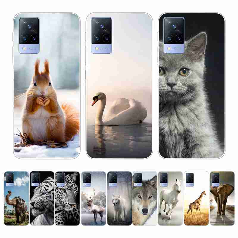 Vivo V21 Case Soft Back Cover vivo v21 V21e 4G 5G V20 V2025 2021 V2040 ...