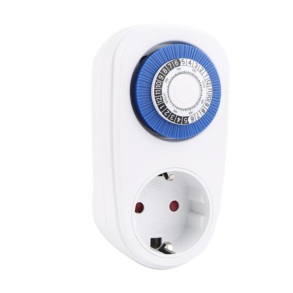 Cheap 24 Hours Plug-In Timer Switch Mechanical Timing Socket Time ...