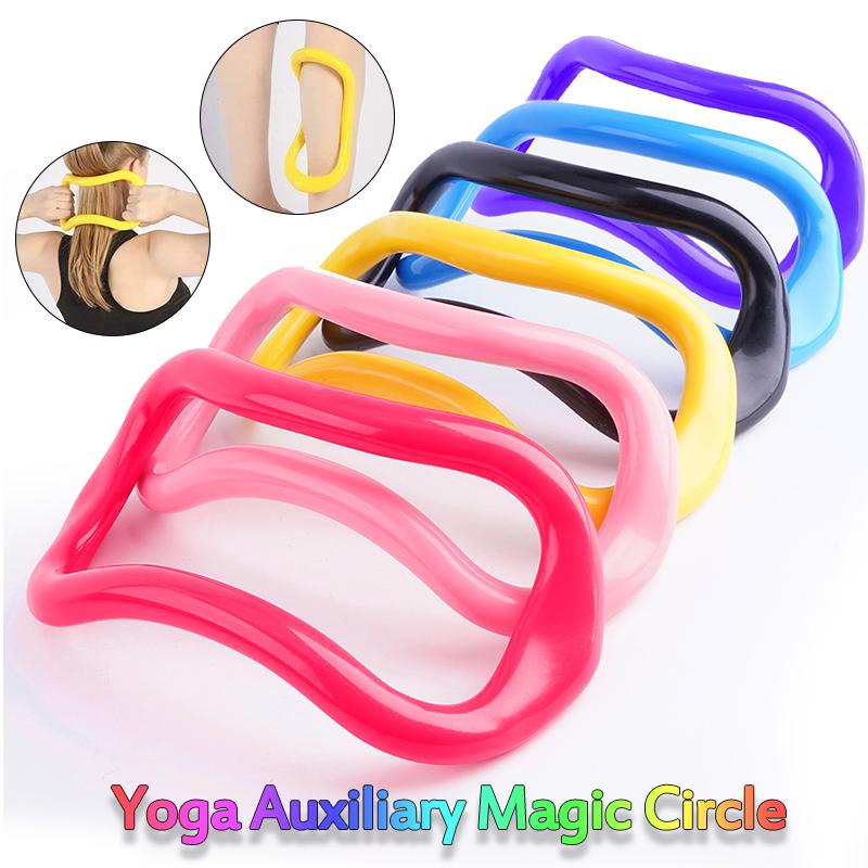 Buy Open Shoulder Beauty Back Fitness Yoga Ring Pilates Circle Fascia ...
