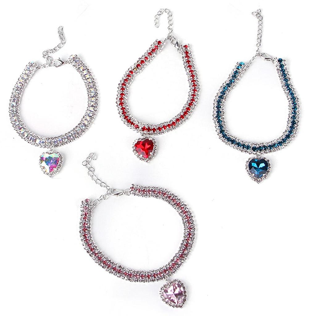Cheap Rhinestone Cat Collar|Heart Shaped Dog Necklace|Cat Jewelry for ...