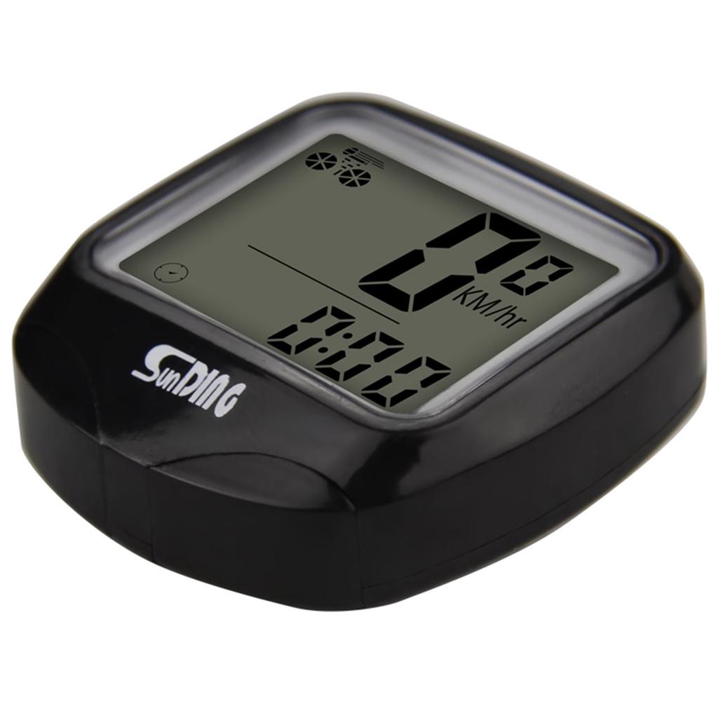 SUNDING Bike Computer Speedometer Wireless Waterproof Bicycle Odometer ...