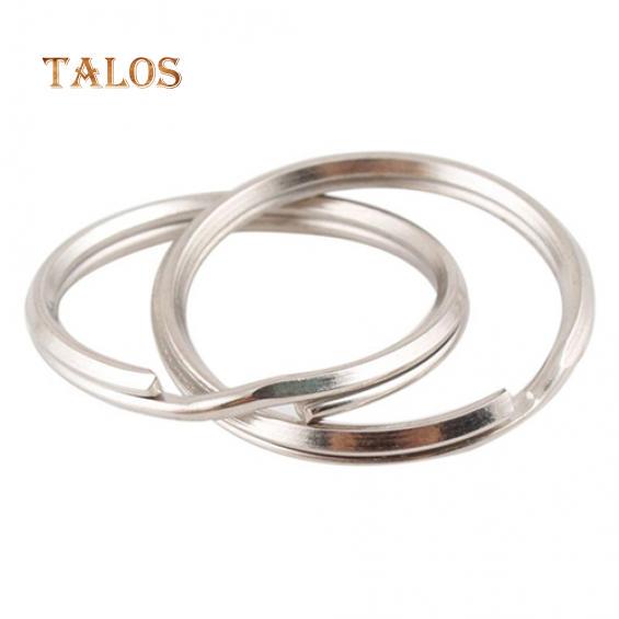 Buy 25Pcs Split Keyring 25mm Key Ring Chain Metal Loop Clasps Trinkets ...