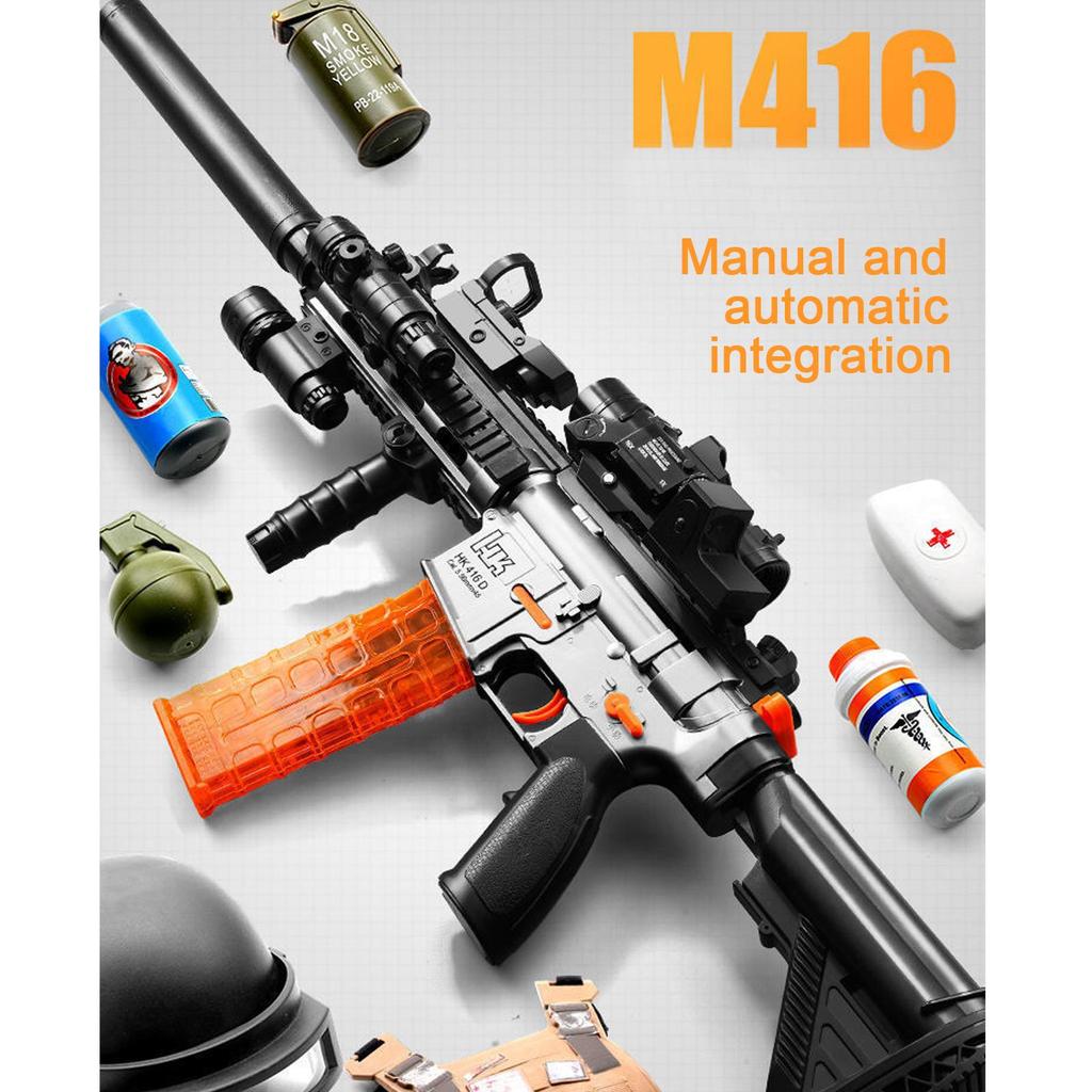 Buy Electric burst toy gun soft bullet m416 at affordable prices — free shipping, real reviews ...