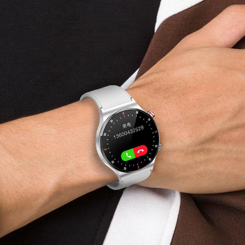 Buy HK Smartwatch ECG+PPG Business Bluetooth Talking Stainless Steel ...