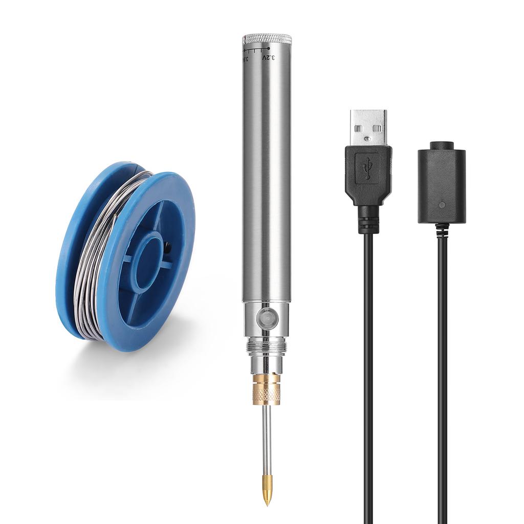 Kjøp Mini USB Voltage Adjustable Soldering Iron Wireless Rechargeable ...