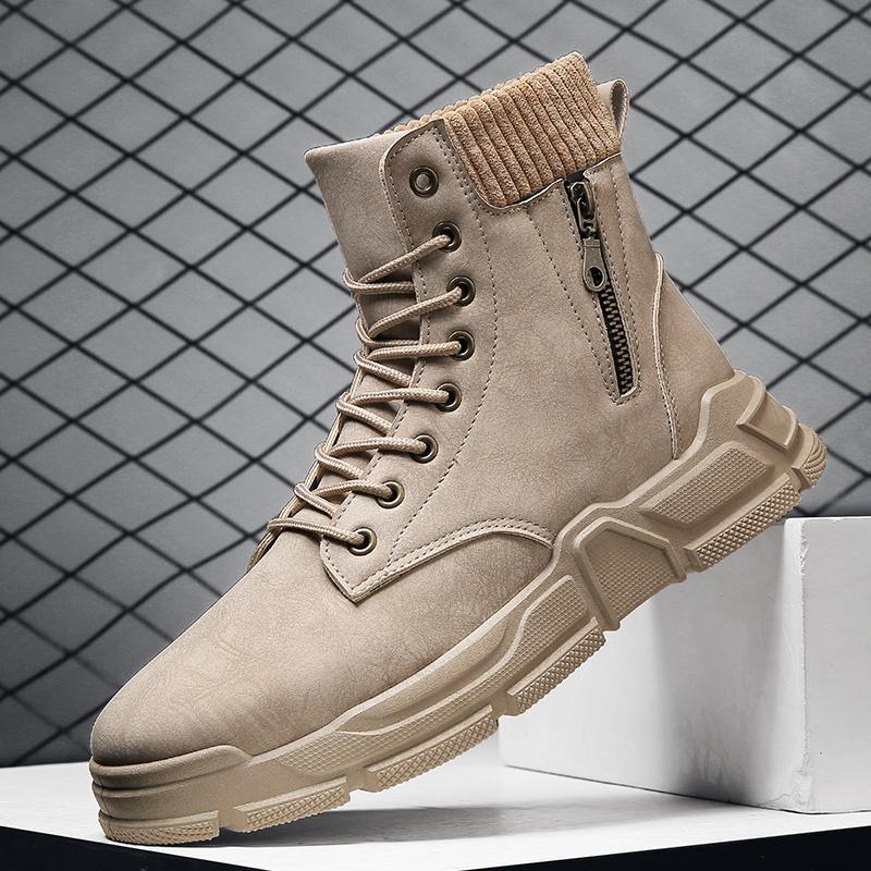 Buy Size 39-44 Autumn and Winter High Top Men's Boots Outdoor Sports ...