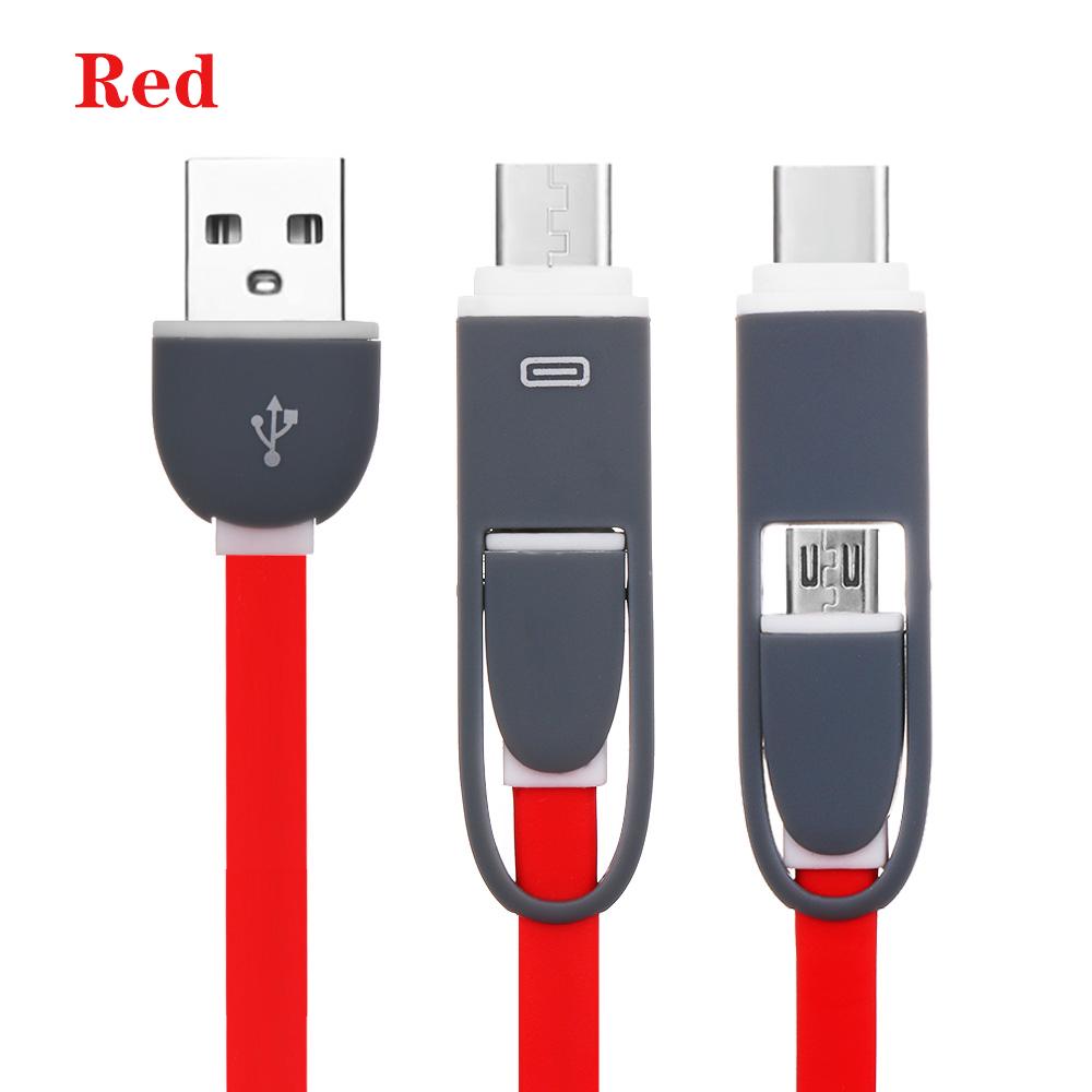 Buy Converter Smartphone Android Data Sync Cable 2 In 1 Charging Cord ...