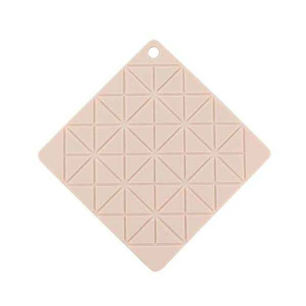 Silicone Placemat Thicken Heat-insulation Mat Anti-skid Pot Mat Square ...
