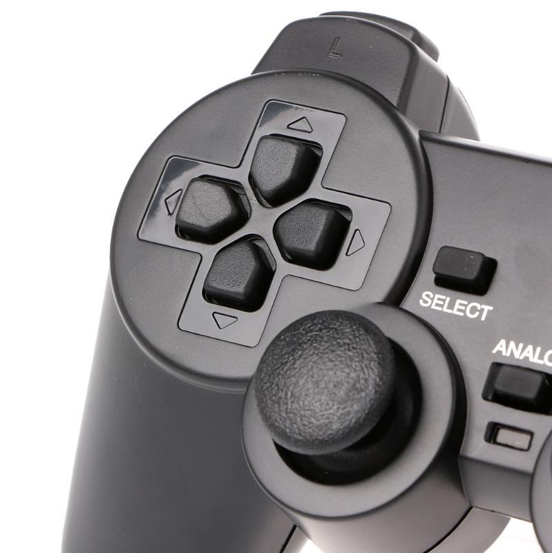 Dual Vibration Joystick Gamepad Wired USB Game Controller For PC ...