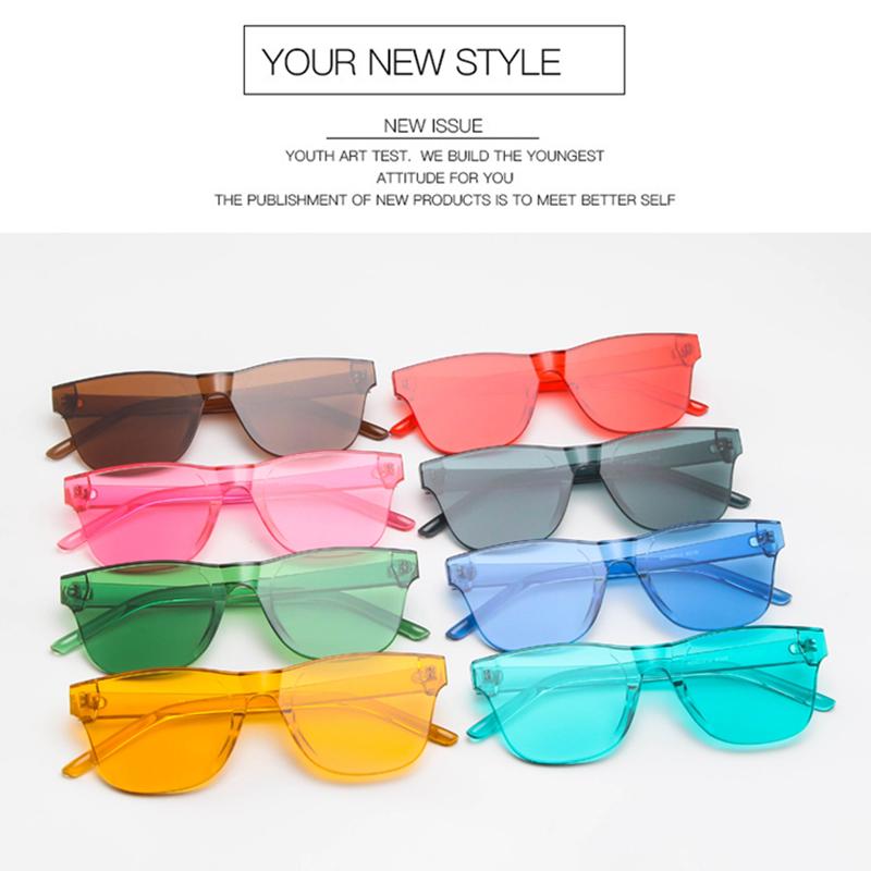 Buy Fashion Sunglasses Women Men Rimless Square Sun Glass UV400 Eyewear ...