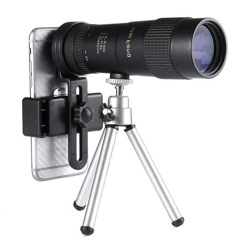 8-40x40 Monocular Telescope Compact Retractable Zoom Waterproof Bak4 ...