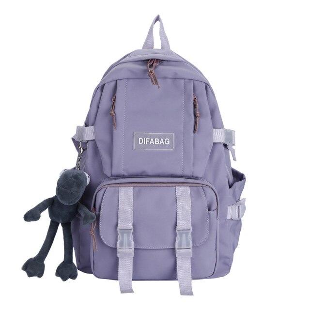 Buy Diehe Waterproof Nylon Women Backpack Female Large Capacity ...