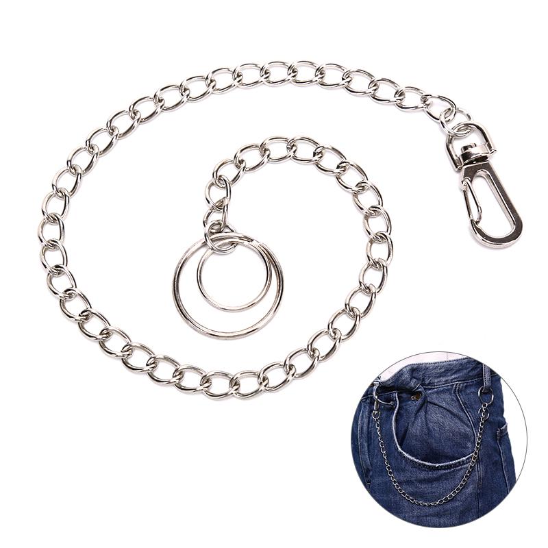 Buy Punk Metal Chaintrousers Hipster Pant Jeans Long Wallet Belt ...